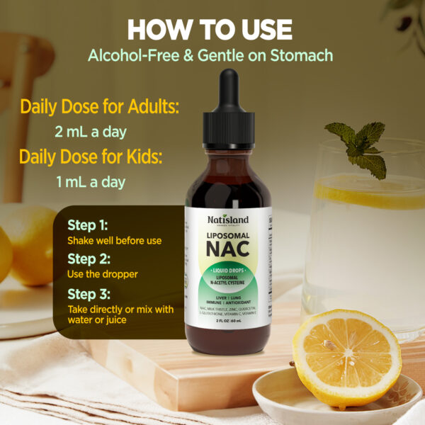 Liposomal NAC Liquid Drops - Natisland